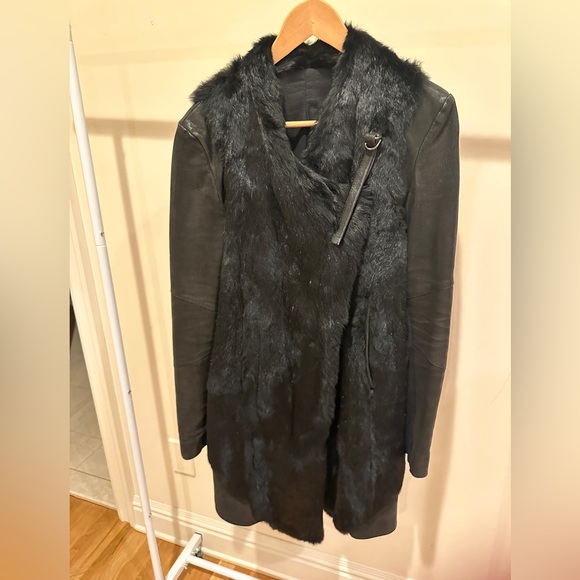 Helmut Lang | Jackets & Coats | Helmut Lang Leather And Fur ...